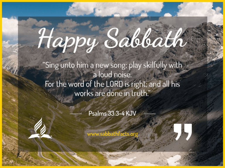 Inspirational SDA Happy Sabbath Images | Sabbath Facts