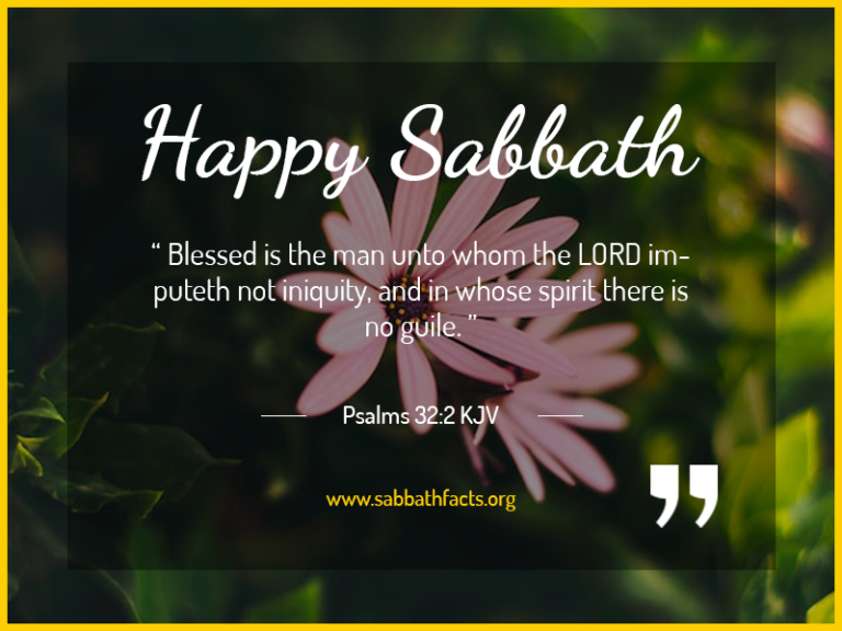 Happy Sabbath Images With Flowers | Sabbath Facts